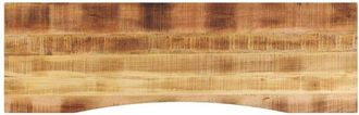 vidaXL Schreibtischplatte mit Aussparung 160x50x2,5cm Massivholz Mango vidaXL