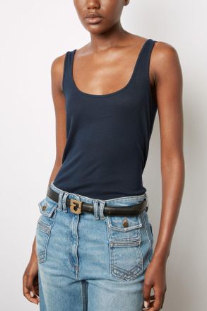 Gerard Darel D&eacute;bardeur &agrave; fines c&ocirc;tes - MARIANA - Marine