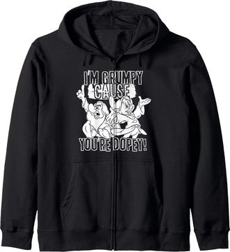 Disney Snow White Grumpy Weil du d&auml;mlich bist Kapuzenjacke