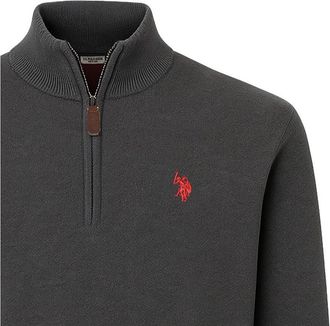 U.S.Polo Association Sweatshirt Herren Strickpullover 1er Pack Baumwolle (Packung, 1er Pack)