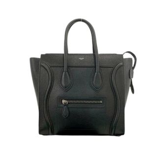 Celine Sac &agrave; main Pre-owned Luggage Micro en cuir - Femme - Pre-owned - Noir - Taille: ONE Size