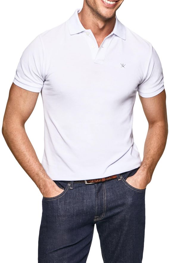 Hackett Herren Slim Fit Logo Polo Shirt, Grey (Light Grey), S ab 99,00 ...