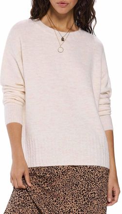Springfield Damen 2.t.bs. Sweater Elastan Caja Trenzas Jersei, Standard-Beige, S