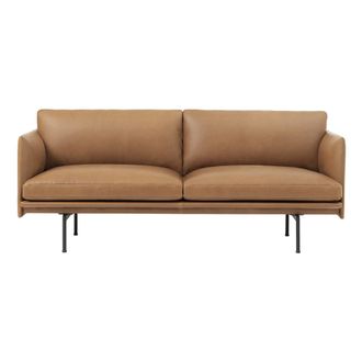 MUUTO Canap&eacute; Outline en cuir 2 places Muuto