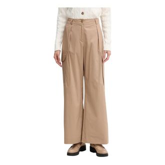 Blauer Caryll Cargohose - - Trousers - Damen - Beige - W27