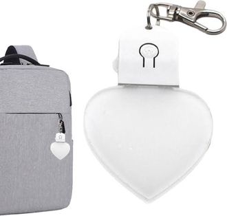 Generic Porte-cl&eacute;s lumineux - LED en acrylique | Mini sac &agrave; main | Porte-cl&eacute;s en forme de coeur | Porte-cl&eacute;s rechargeable | D&eacute;coration pour sac &agrave; main, sac &agrave; 