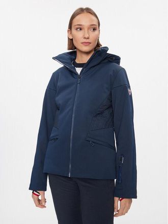 Rossignol Skijacke W Softshell Flat Jkt RLLWJ15 Dunkelblau Regular Fit