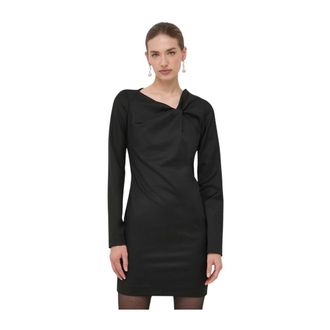 Trussardi Knot Langarm-Minikleid - - Dresses - Damen - Schwarzk - XS