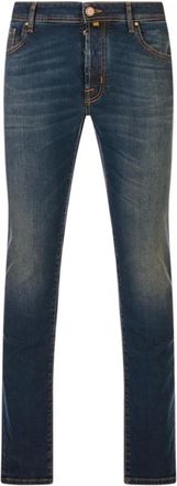 Jacob Cohen Nick Slim Jeans - Homme - Jeans - Bleu - Taille: W34
