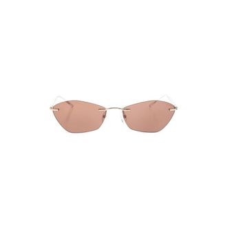Alexander McQueen Sonnenbrille - - Accessories - Damen - Braun - ONE SIZE