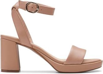 Clarks Femme Ambyrlyn Bay Escarpins, Beige Chaud Lea, 37 EU