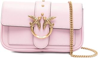 Pinko Small Love Bag One Stud Embellished Clutch Bag