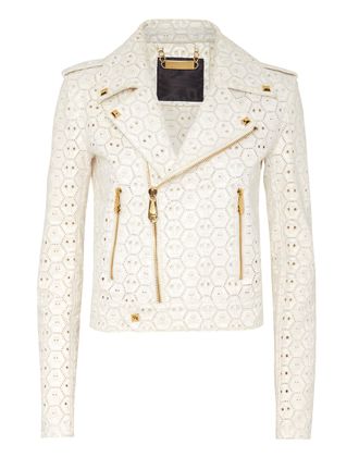 Philipp Plein Leder Biker-Jacke