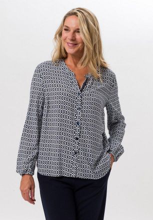 Frank Walder Klassische Bluse mit dekorativer Knopfleiste