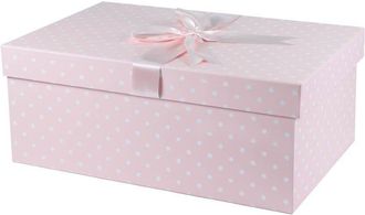 Yours To Keep Wedding Dress Box Company Extragroße Brautkleidbox X Large Simple Flowers Rosa (75 cm x 50 cm x 30 cm) Pink