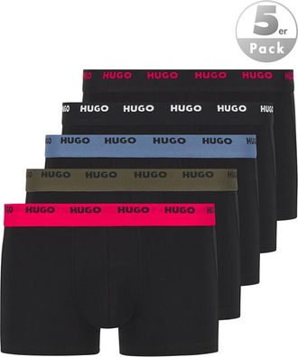 HUGO BOSS Herren Trunks mehrfarbig Baumwolle & Mix unifarben