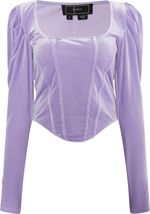 Faina Bluse Damen Lavendel