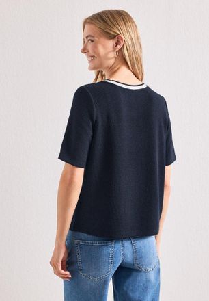 Street One T-Shirt mit Rundhalsausschnitt