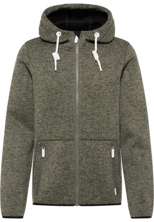 Ice Bound Serie yuka Strickfleecejacke Herren Oliv Melange