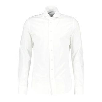 Profuomo Japan-Strickhemd - - Shirts - Herren - Wei&szlig; - L