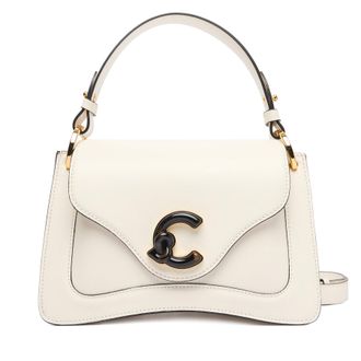 Coccinelle Handtasche Coccinelle U4G Coccinelle C-Me Calf&Marb E1 U4G 18 02 01 Wei&szlig;