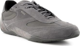 HUGO BOSS Herren Schuhe schwarz Velours