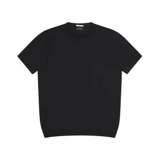 AT.P. CO Homme, Tops, Noir, Taille: L T-shirt en coton tricot&eacute;