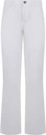 Alberta Ferretti Femme, Jeans, Blanc, Taille: 34 FR Pantalon blanc &eacute;vas&eacute; &eacute;l&eacute;gant et d&eacute;contract&eacute;