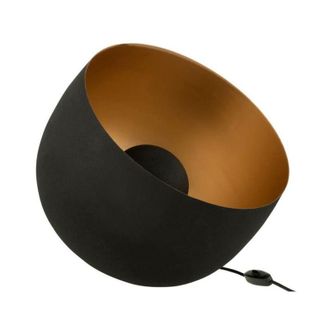 Paris Prix Lampe &agrave; Poser en M&eacute;tal Mila 43cm Noir