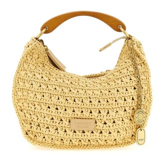 Twinset Femme, Sacs, Beige, Taille: ONE Size Croissant Handbag