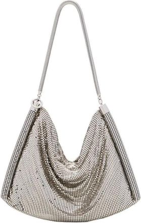 Paco Rabanne Hobo Bags - Pixel Tube Aluminum Shoulder Bag - Gr. unisize - in Silber - f&uuml;r Damen
