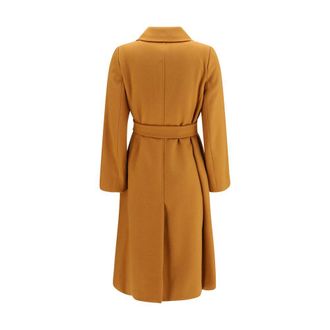 Max Mara Wool Drap Coat - Beige