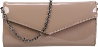 Buffalo Damen Secco Patent Taupy Clutch