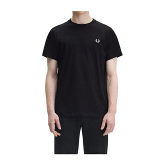 Fred Perry Tennisball Logo T-Shirt - - Tops - Herren - Schwarzk - S