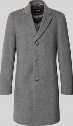 HUGO BOSS Slim Fit Funktionsmantel aus Woll-Mix Modell HYDE