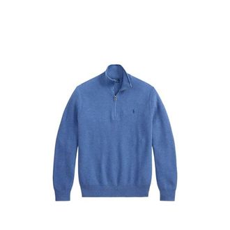 Polo Ralph Lauren Pull droit col camionneur en coton