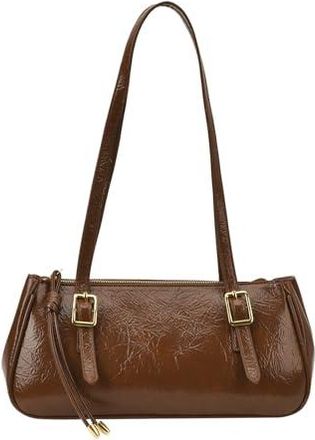 Generic Sac &agrave; bandouli&egrave;re carr&eacute; en polyur&eacute;thane pour femme, petit sac doreiller &eacute;l&eacute;gant et pratique pour le bureau, les voyages, les sorties d&eacute;contract&eacute;es, ma