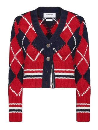 Thom Browne Cardigan - Rouge