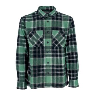 Carhartt Work in Progress Kariertes Langarmhemd mit Knopfverschluss - - Shirts - Herren - Mehrfarbig - S