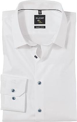 Olymp homme chemise business &agrave; manches longues Level Five,body fit,Royal Kent,weiss 00,41