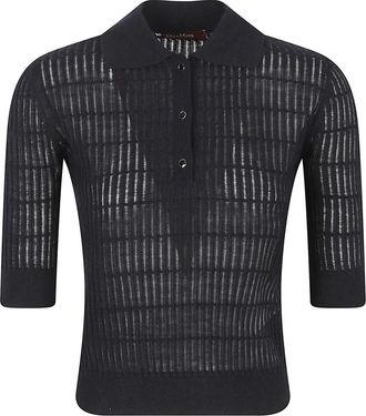 Max Mara Femme, Pulls, Bleu, Taille: 36 FR Gallo Polo
