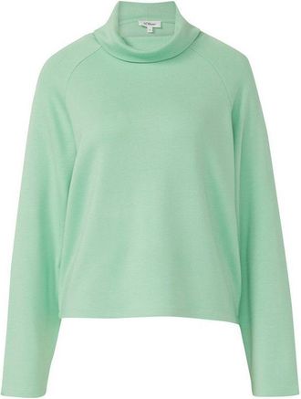 s.Oliver Sweatshirt Sweatshirt Sweatshirt aus Viskosemix im Relaxed Fit