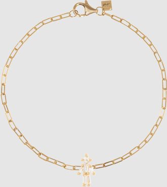 Little Ones Paris Bracelet Magn&eacute;tique Mini Gar&ccedil;on Or Jaune Diamants