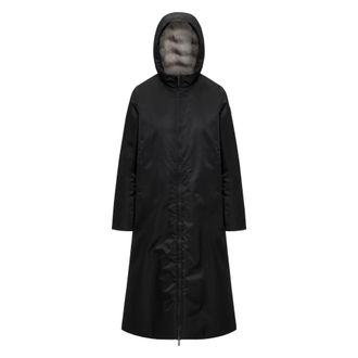 K-Way Oller Shiny Twill Fur Jacket - - Coats - Damen - Schwarzk - S