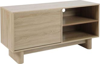 Oviala Meuble TV 120 cm scandinave bois clair