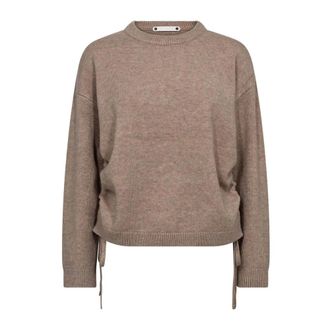 Co'Couture Femme, Pulls, Brun, Taille: 38 FR Tricots &agrave; col rond