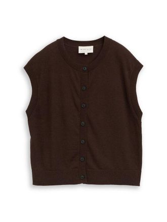 Tom Tailor Cardigan Pullover & Strickjacken Pullunder mit Kaschmir-Anteil