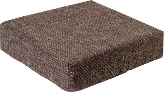 Trend Schwar Textilien | Orthopädischer Sitzerhöhung | Grobgewebt | 40x40x10 cm | Braun