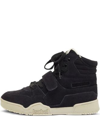 Isabel Marant baskets Alsee en daim - Noir