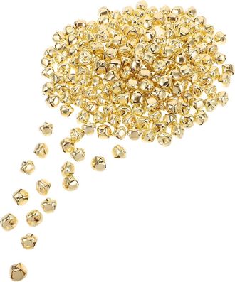 IFUNDOM Kleiner Glockenanh&auml;nger 20mm Gold Metall Vintage Weihnachtsgl&ouml;ckchen zum Basteln f&uuml;r Weihnachtskr&auml;nze Baumschmuck und Selbstgemacht Dekoration